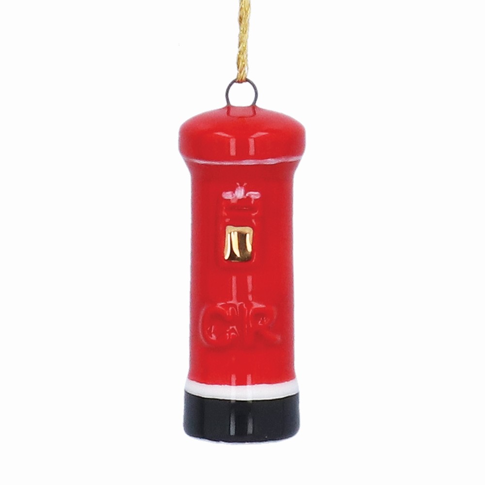 London Post Box Mini Ceramic Decoration - The Nunhead Gardener