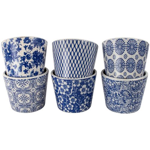 Old Style Dutch Pot Blue 6 Asst Designs - The Nunhead Gardener