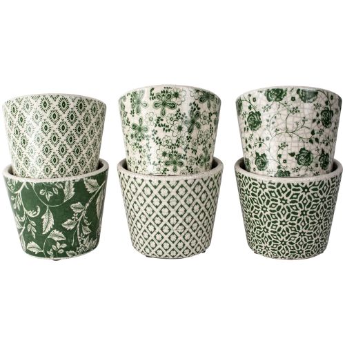 Old Style Dutch Pot Green 6 Asst Designs - The Nunhead Gardener